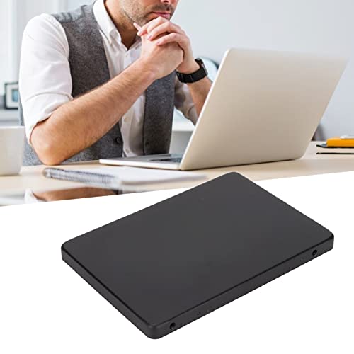 Internal SSD, Aluminum Alloy Case 2.5in SSD Black for Desktop Computer for Laptop for PC