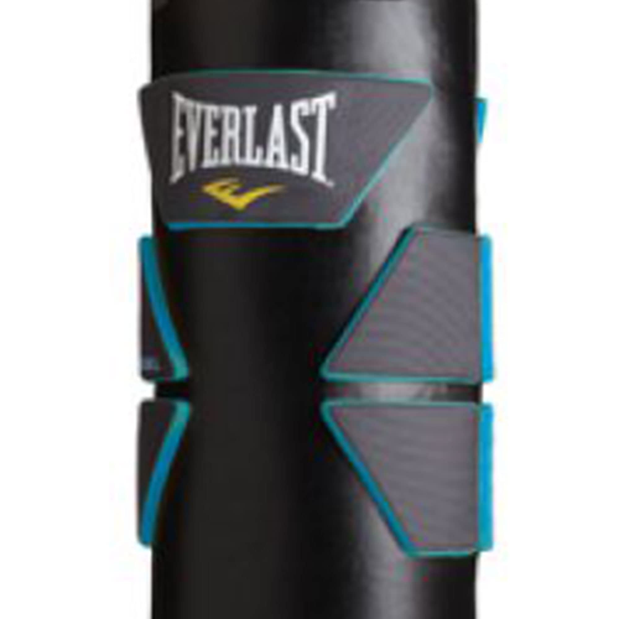 Everlast Powercore 100 Pound C3 Foam EverGel Powershot Boxing MMA Strength Training Hangable Heavy Punching Bag with Double Loop End, Black