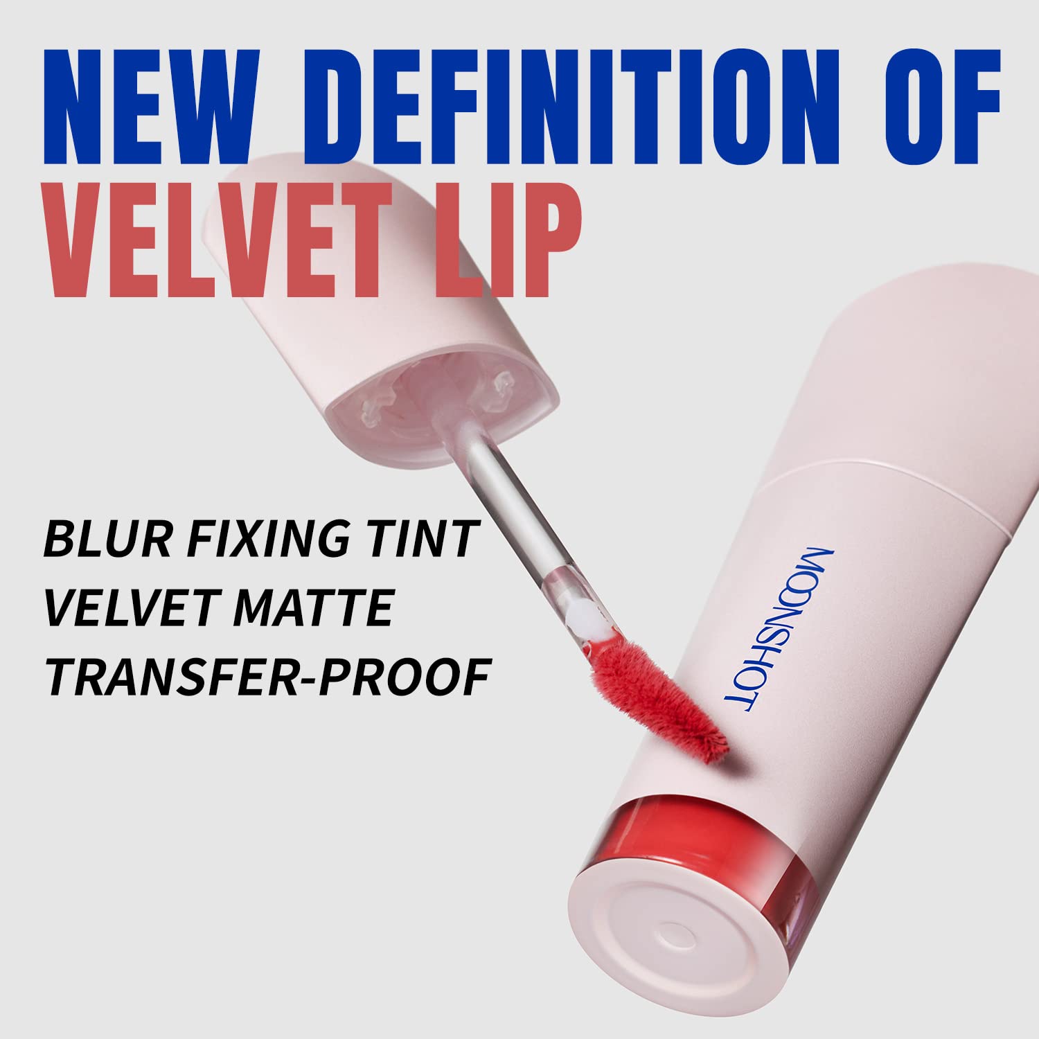 Moonshot Performance Lip Blur Fixing Tint – Velvet Matte Liquid Lipstain with Avocado Protein – Transfer Proof - Mood Enhancing, Moisturizing, and Long Wearing Lip Tint, 0.12 fl.oz. (06 Bang)