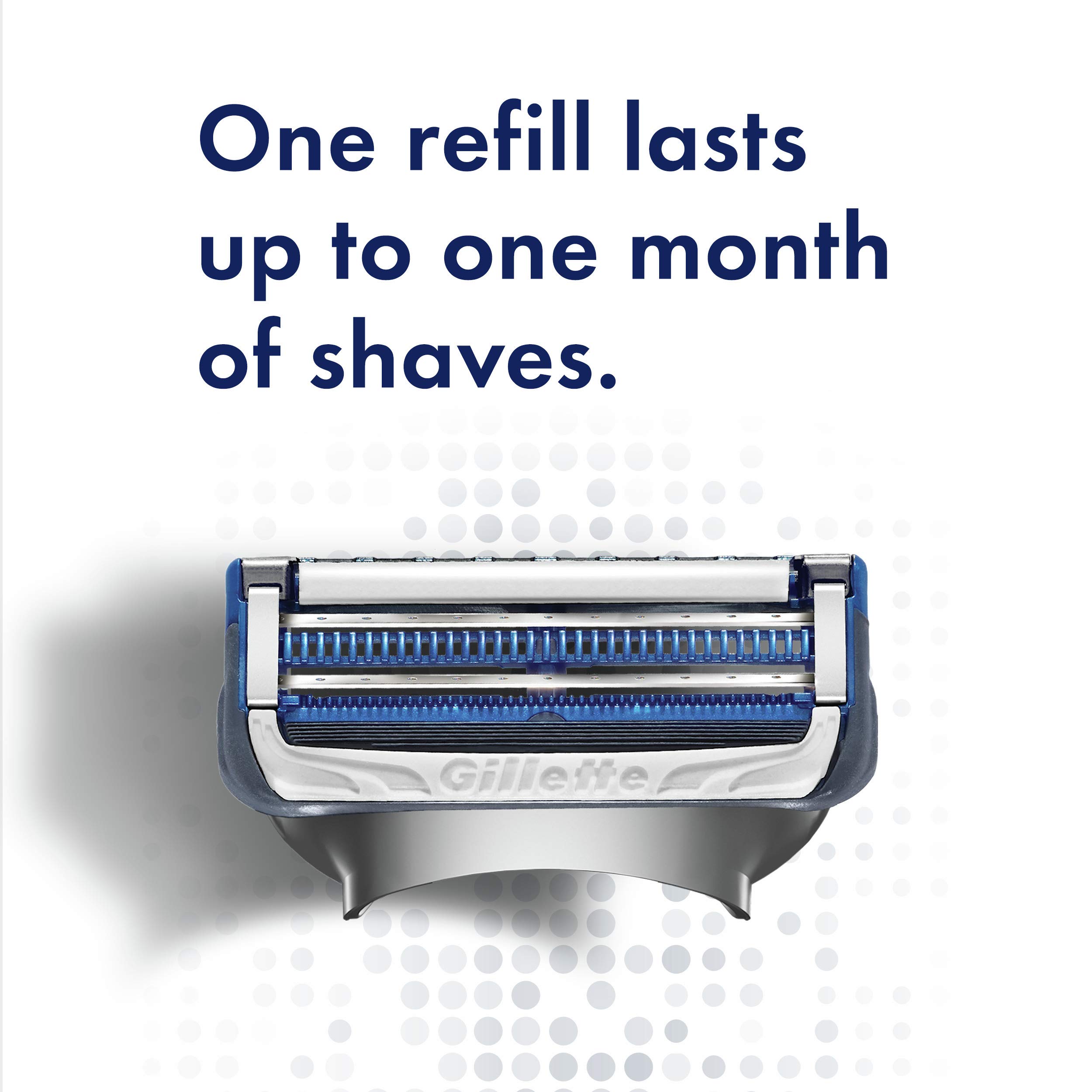 Gillette SkinGuard Mens Razor Blade Refills, 8 Count, Designed for Men with Skin Irritation