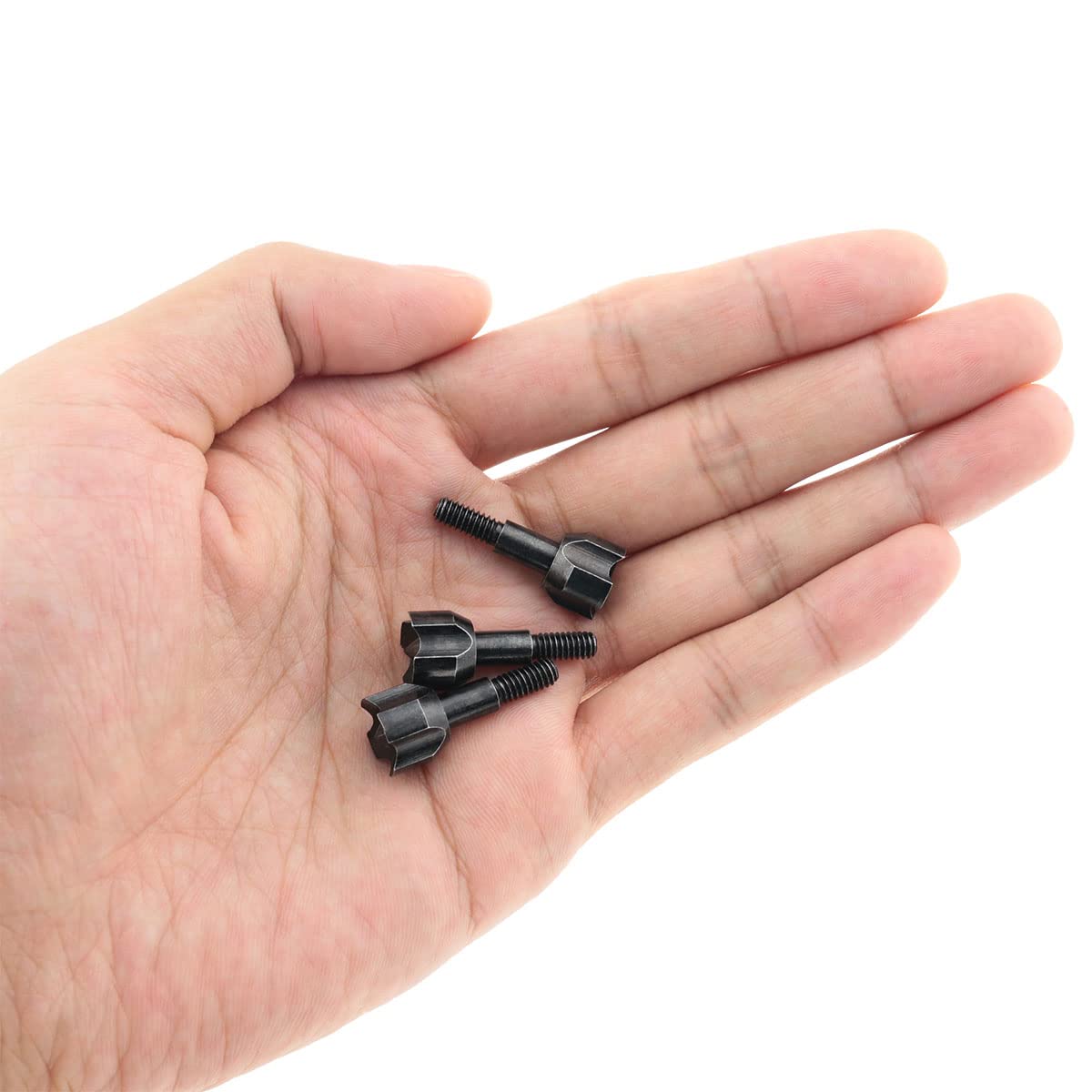 JJHXSM 6pcs 100 Grain Hammer Archery Hunting Head Arrow Point Tips for Compound Recurve Bow Crossbow