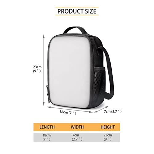 PZZ BEACH Cute Corgi Kids School Backpack Set Thermal Lunch Pouch Bag Pencil Case Durable Bookbag Stationery 3 Pieces