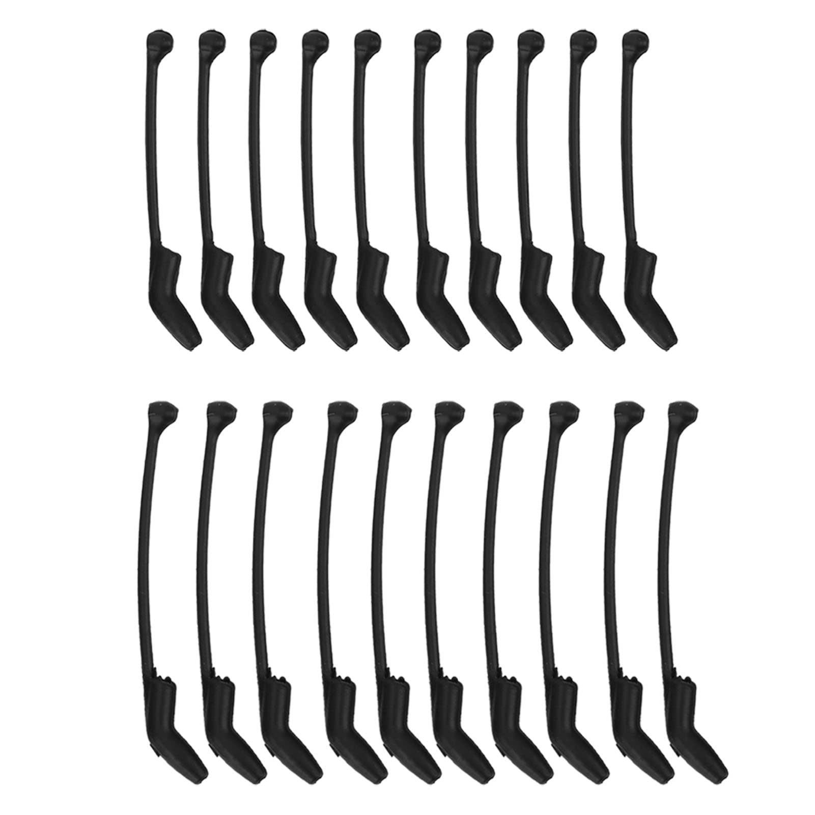 Kadimendium Fishing Tackle Kit, Large and Small Size Durable 40pcs Portable Fishing Hooks Anti Rigs Sleeve with Storage Box for Freshwater