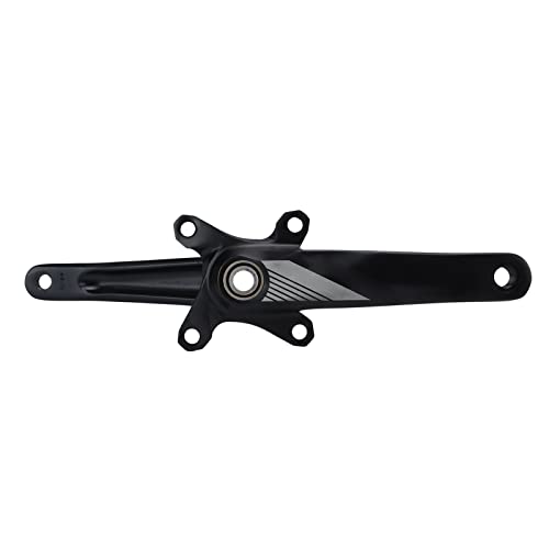 Kadimendium Mountain Bike Crank Arm Set, 8 to 12 Speed Crank Arm Set High Accuracy Anodic Oxidation for Road Bicycle