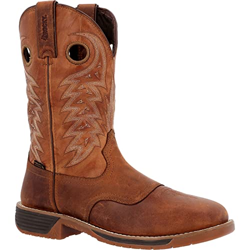 ROCKY Rugged Trail Steel Toe Waterproof Western Boot Size 11(W)