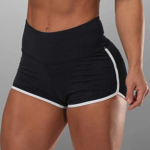 JMMSlmax Yoga Shorts Set for Women High Waist Capris Workout Women's Basic Slip Bike Gym Lifting Booty Workout Running Shorts