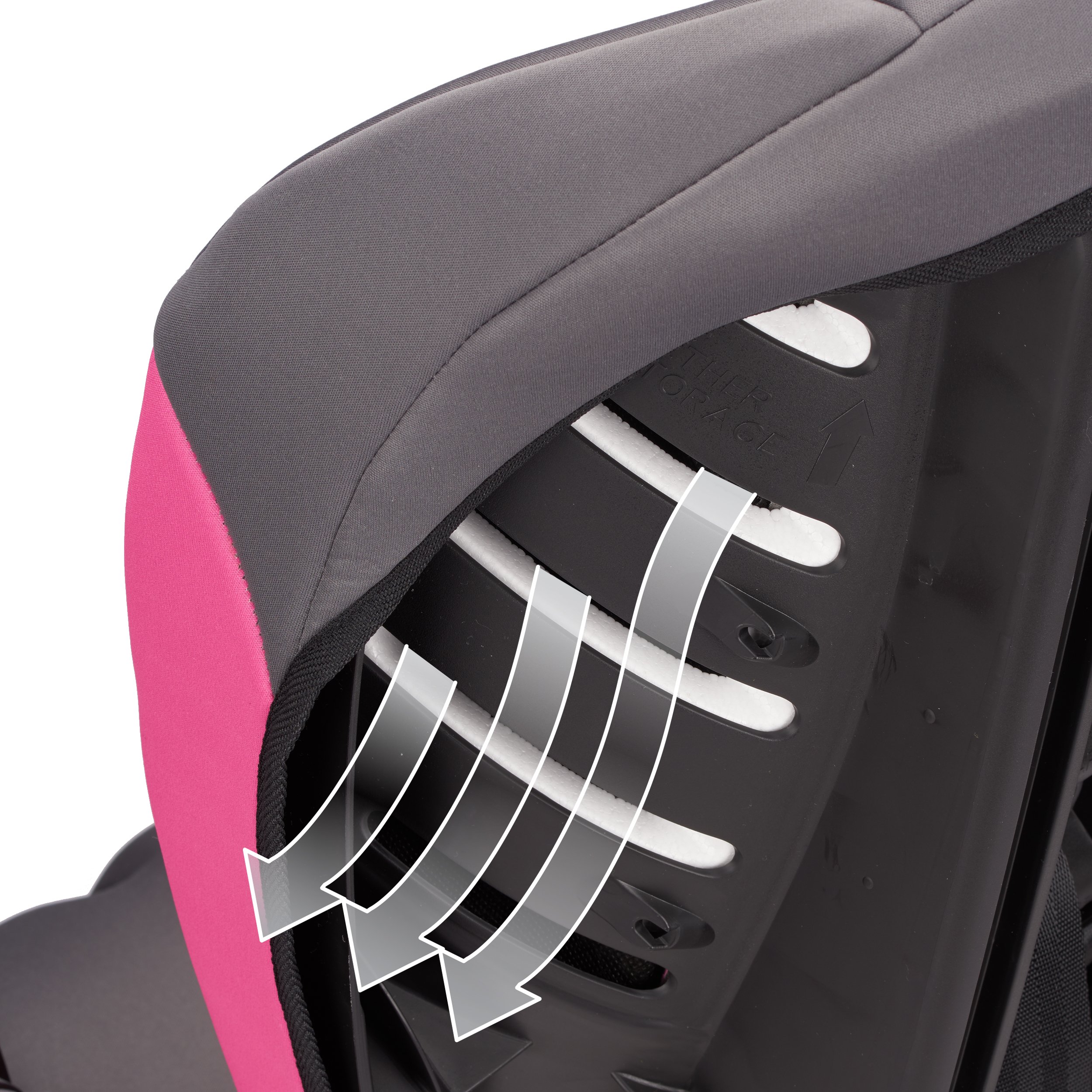 Evenflo Sonus Convertible Car Seat, Strawberry Pink