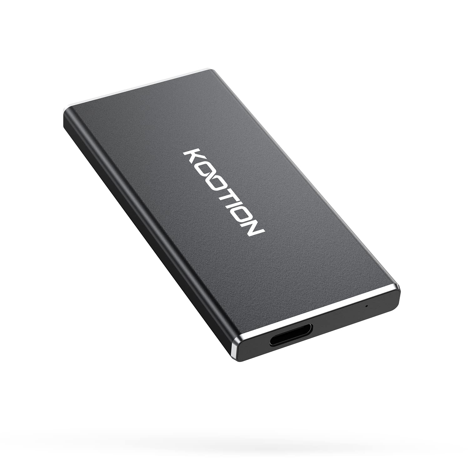 KOOTION 250GB External Solid State Drive, USB 3.1 Type-C SSD Mini Portable Hard Drive for Mobile PC Laptop (250GB, Black)