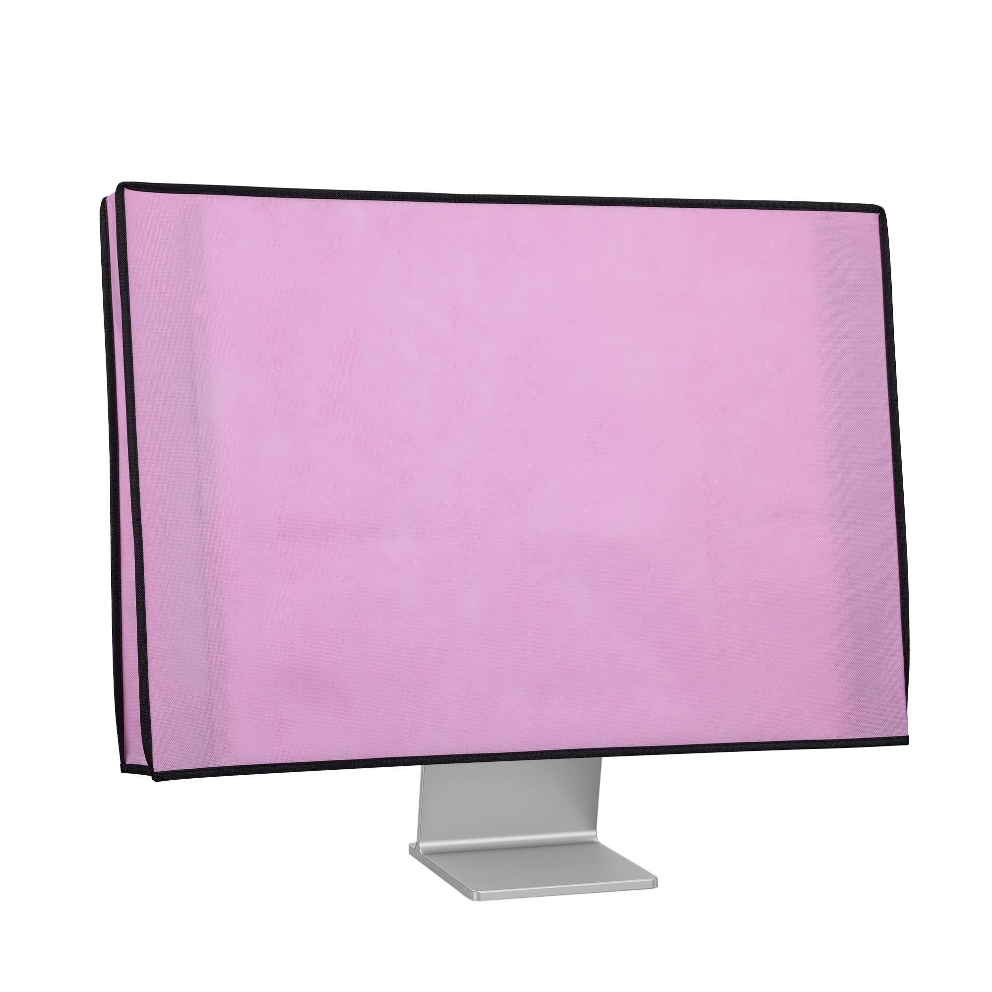 kwmobile Monitor Cover Compatible with 27-28" monitor - Dust Cover Computer Screen Protector - Dusty Pink