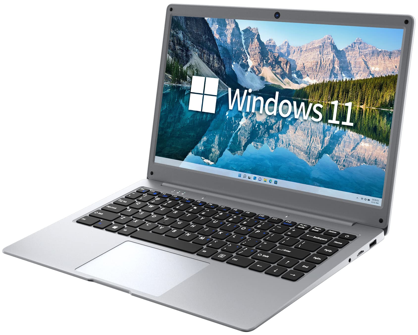 OEDODO Laptop 14'' Full HD, 12GB RAM, 256GB SSD, Laptop Computer with Windows 11, Intel UHD Graphics, Intel Celeron Processor, USB 3.0, Bluetooth, Grey