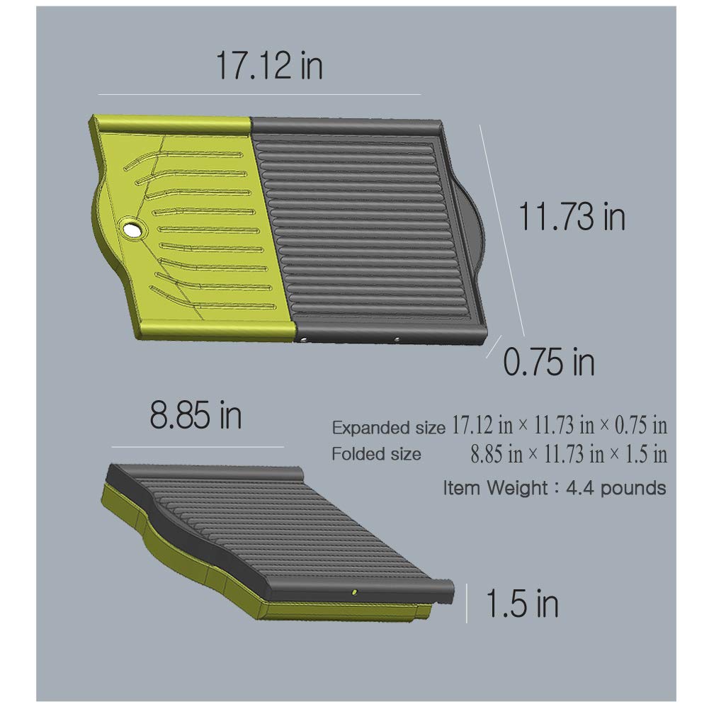 LalaKitchen - Stovetop Korean BBQ Folding Grill Pan | Portable Grill Bag | Non-Stick Indoor/Outdoor Korean BBQ Inoble Coating Grill Pan | CAP-510