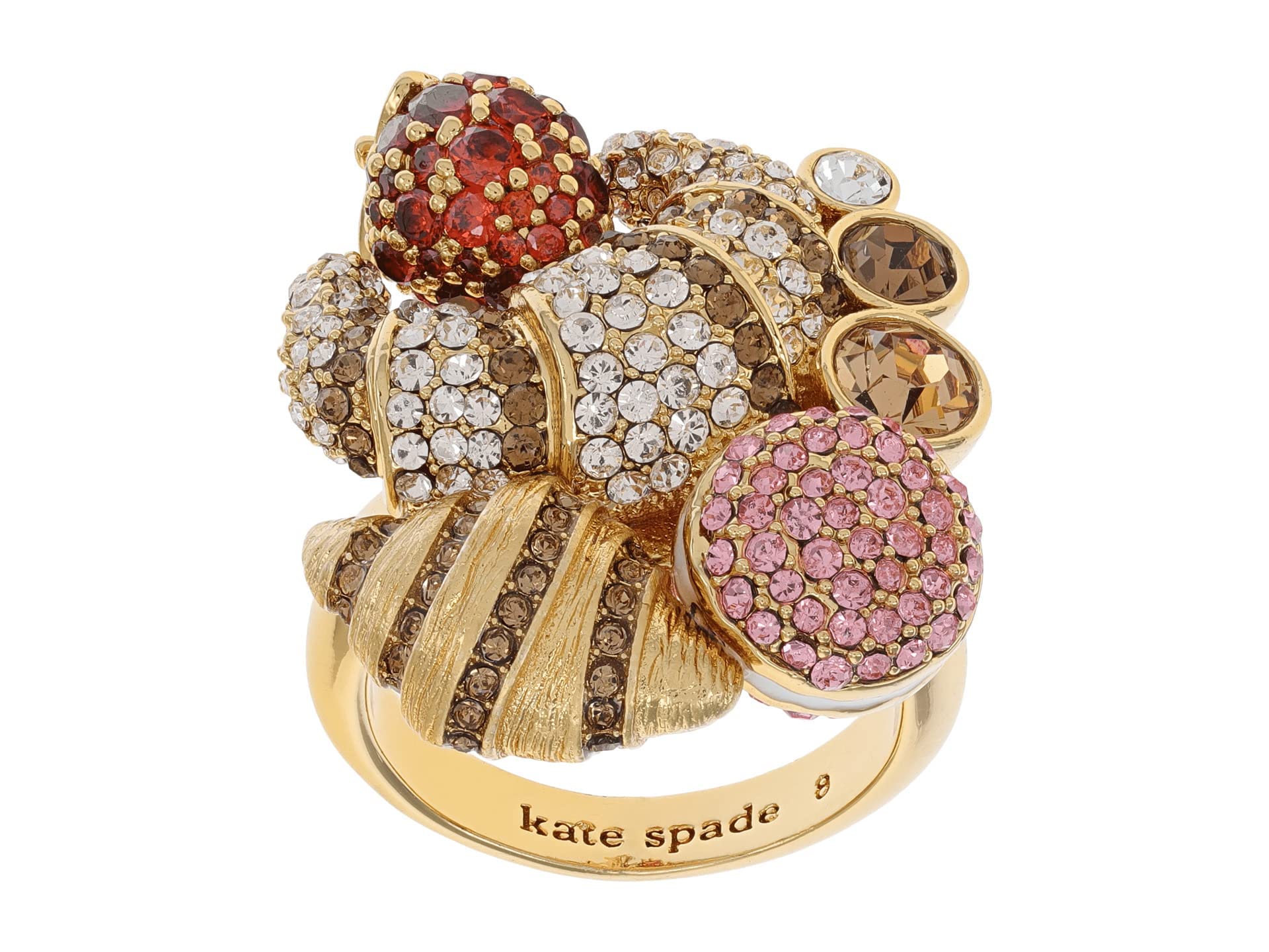 Kate Spade New York Patisserie Statement Ring Red Multi 7
