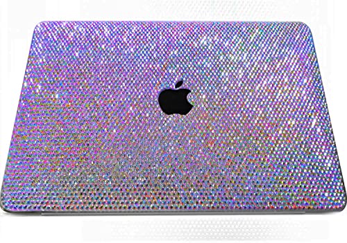 Teazgopx Bling Rhinestone MacBook Pro 13 inch Case (Models:A1425 A1502)2015 2014 2013 2012 Release,3D Glitter Sparkle Diamond Case Fashion Luxury Shiny Crystal Hard Shell for Women Girls