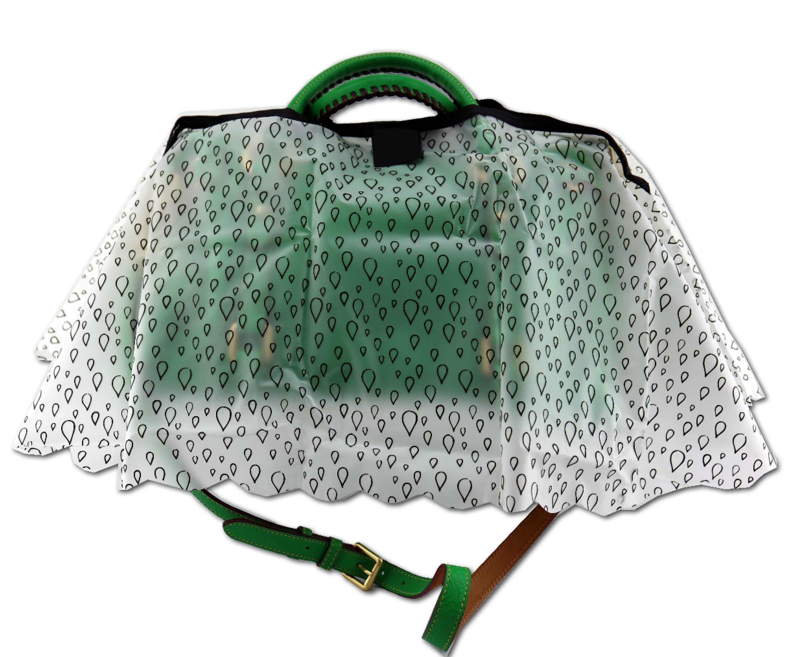 Iconikal Handbag Purse Rain Cover Protector, Raindrops