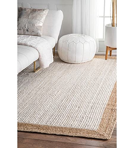 ROYAL ARTS & CRAFTS 2x3, 3x5, 4x6, 5x7, 6x9, 8x10, 8x8, 9x12 ft Braided Jute Rug /Home Decor Rug/ Area Rug/Indian Handmade Jute Rug/Bedroom Rug/Kitchen Rug (2x3 ft Area Rug), Brown