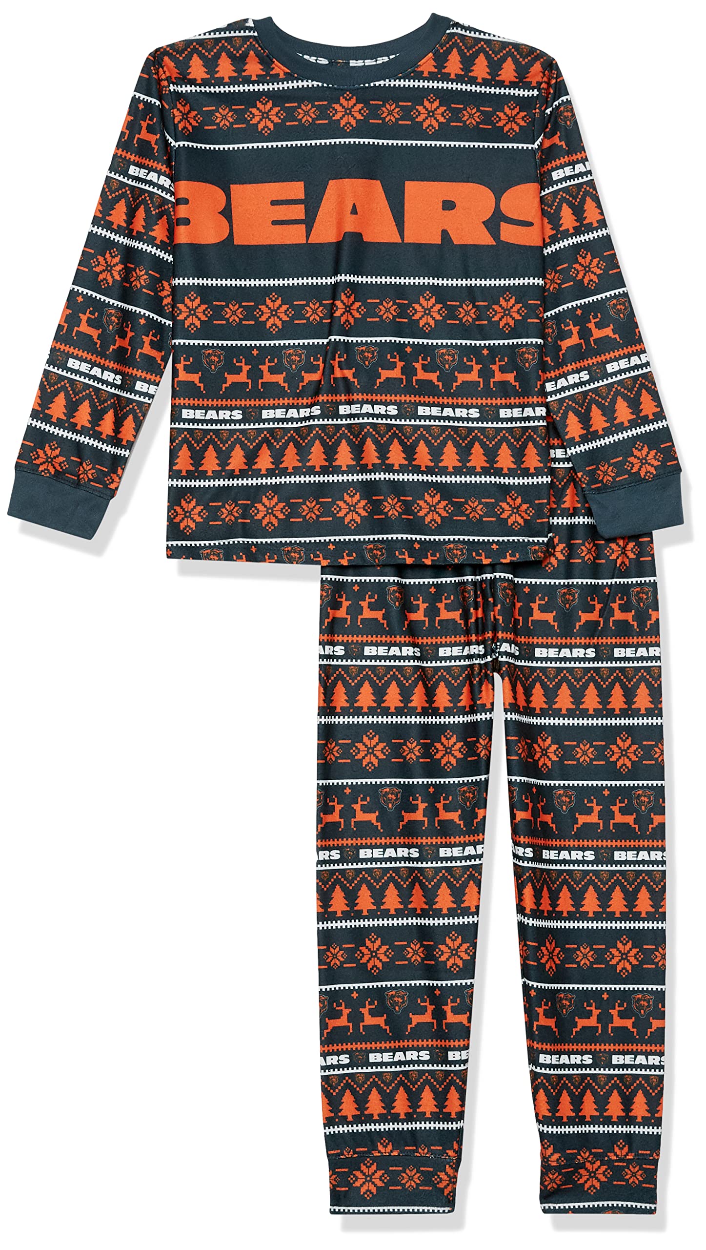 FOCO Chicago Bears NFL Family Holiday Pajamas - Mens - L