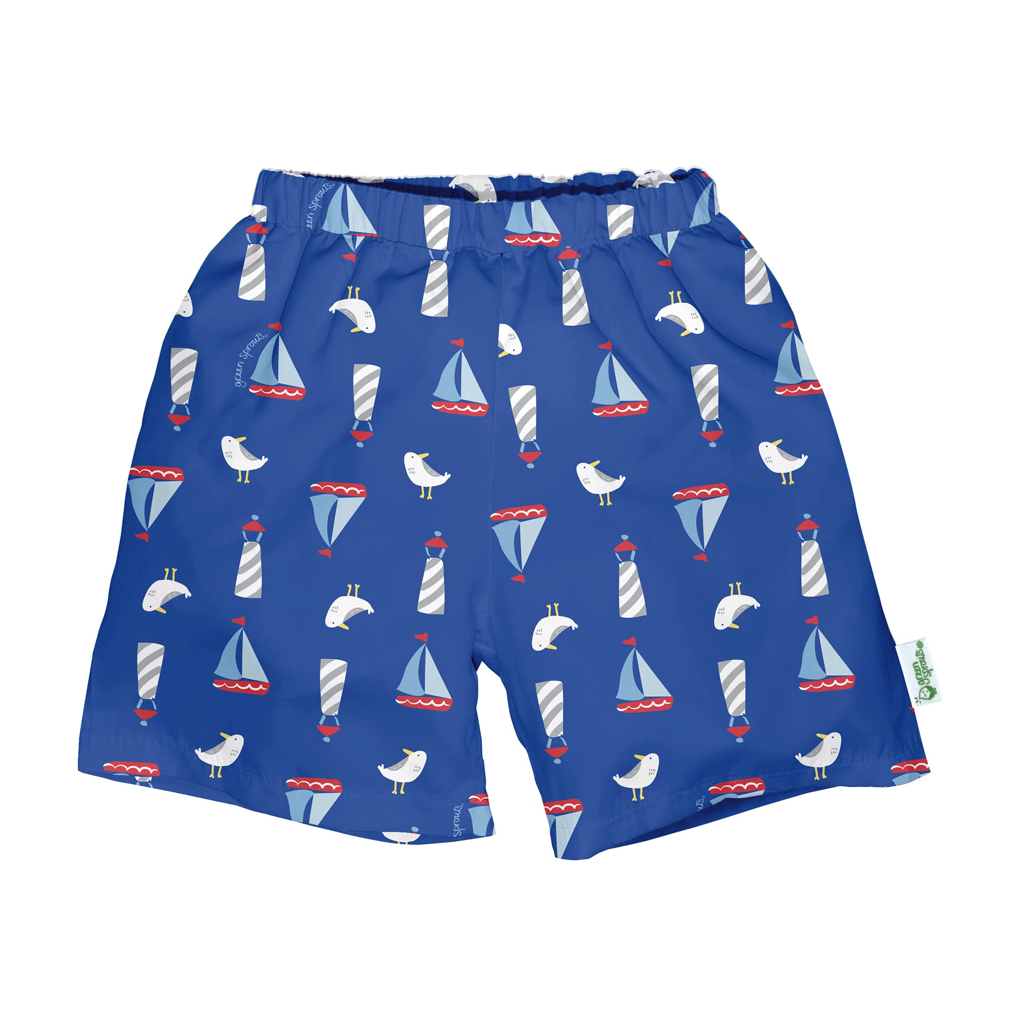 i play. baby boys Trunks With Built-in Reusable and Toddler Swim Diaper, Cobalt, 2-3T US