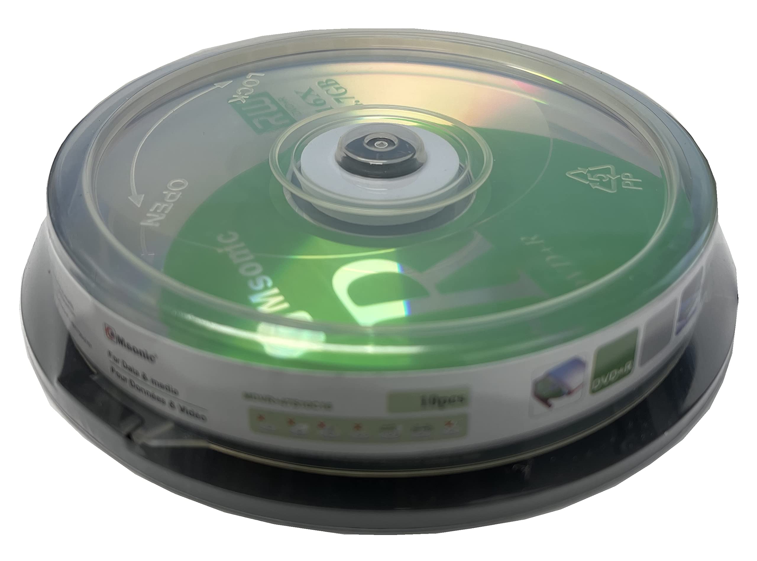 Msonic 16X DVD+R 4.7GB Logo Top