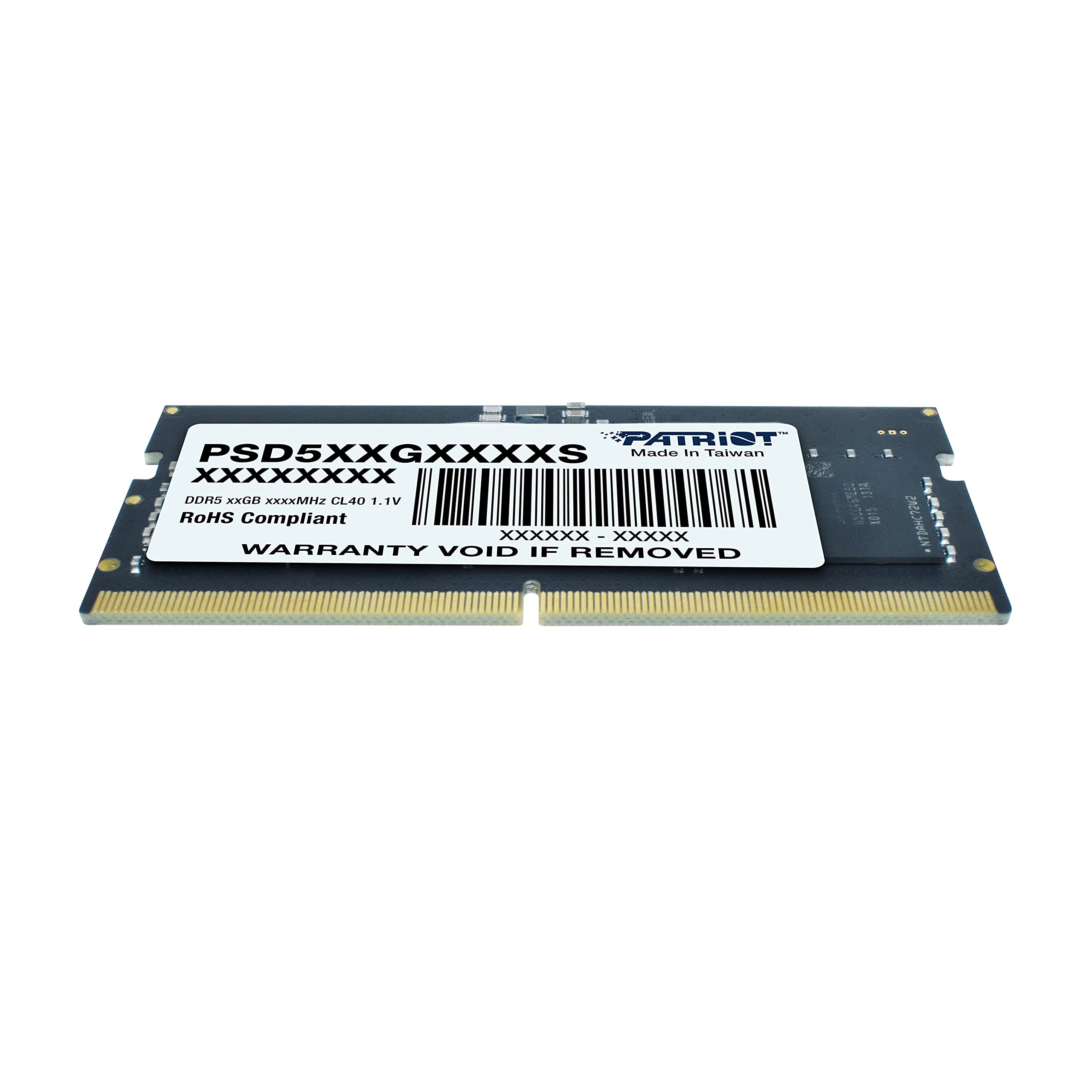 Patriot Signature Line DDR5 16GB (1 x 16GB) 5600MHz SODIMM Single - PSD516G560081S