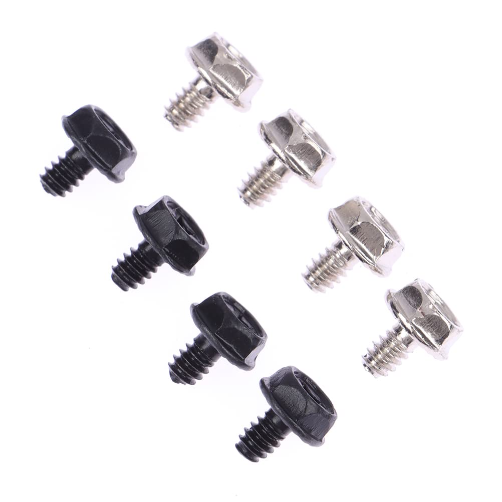 kekafu 100Pcs Toothed Hex Computer PC Case Hard Drive Motherboard Mounting Screws for Motherboard PC Case CD-ROM Hard Disk
