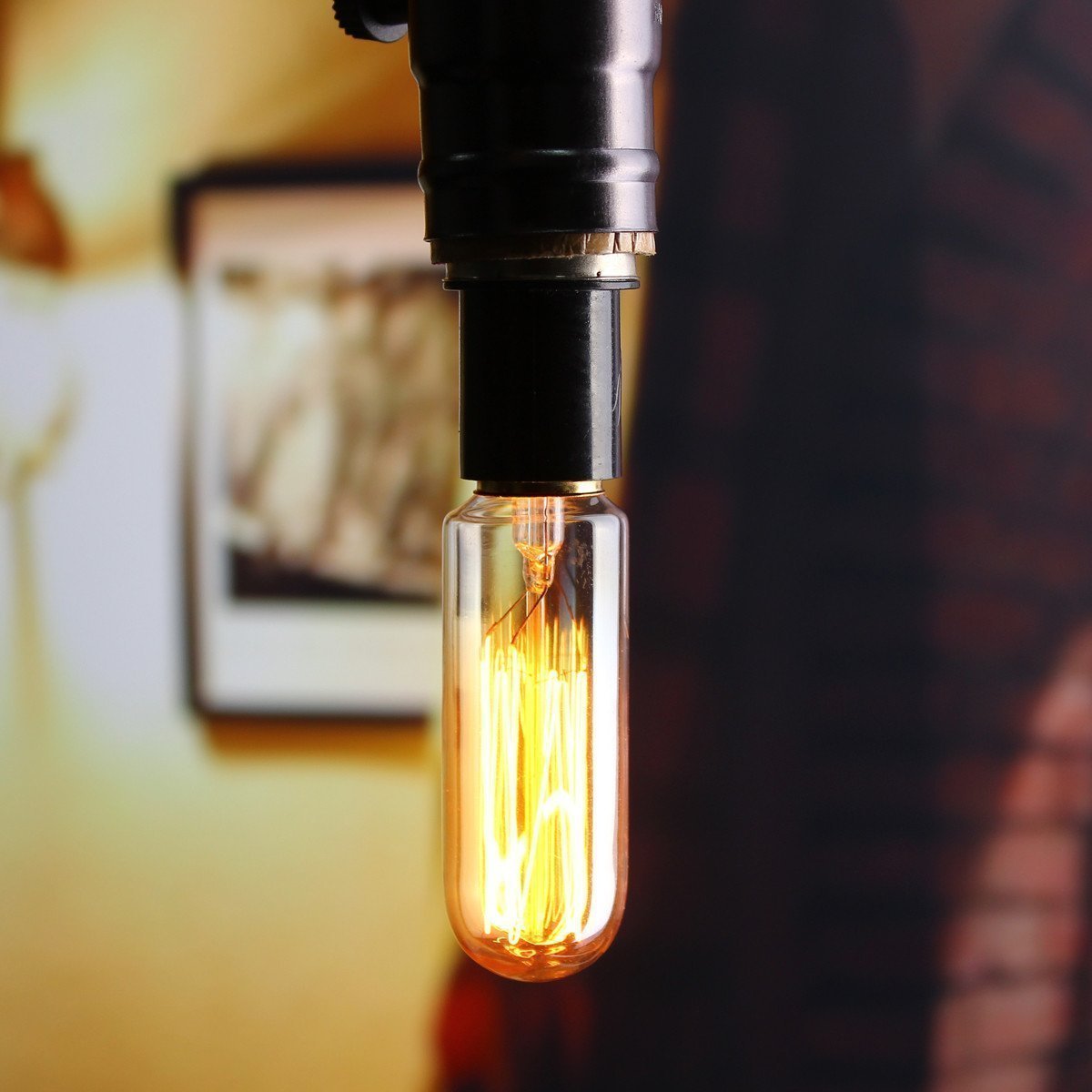 T25/T28 Candelabra Vintage Bulbs,Incandescent Filament Light Bulb,E12 Candelabra Base(40W),Light Bulbs 110-130V (40)