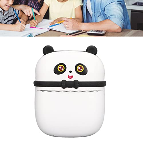 Jiawu Thermal Printer, Black and White Image Smart Mini HD Printer Portable, Long Battery Life Multifunction to take Picture in case of Observation Error Note