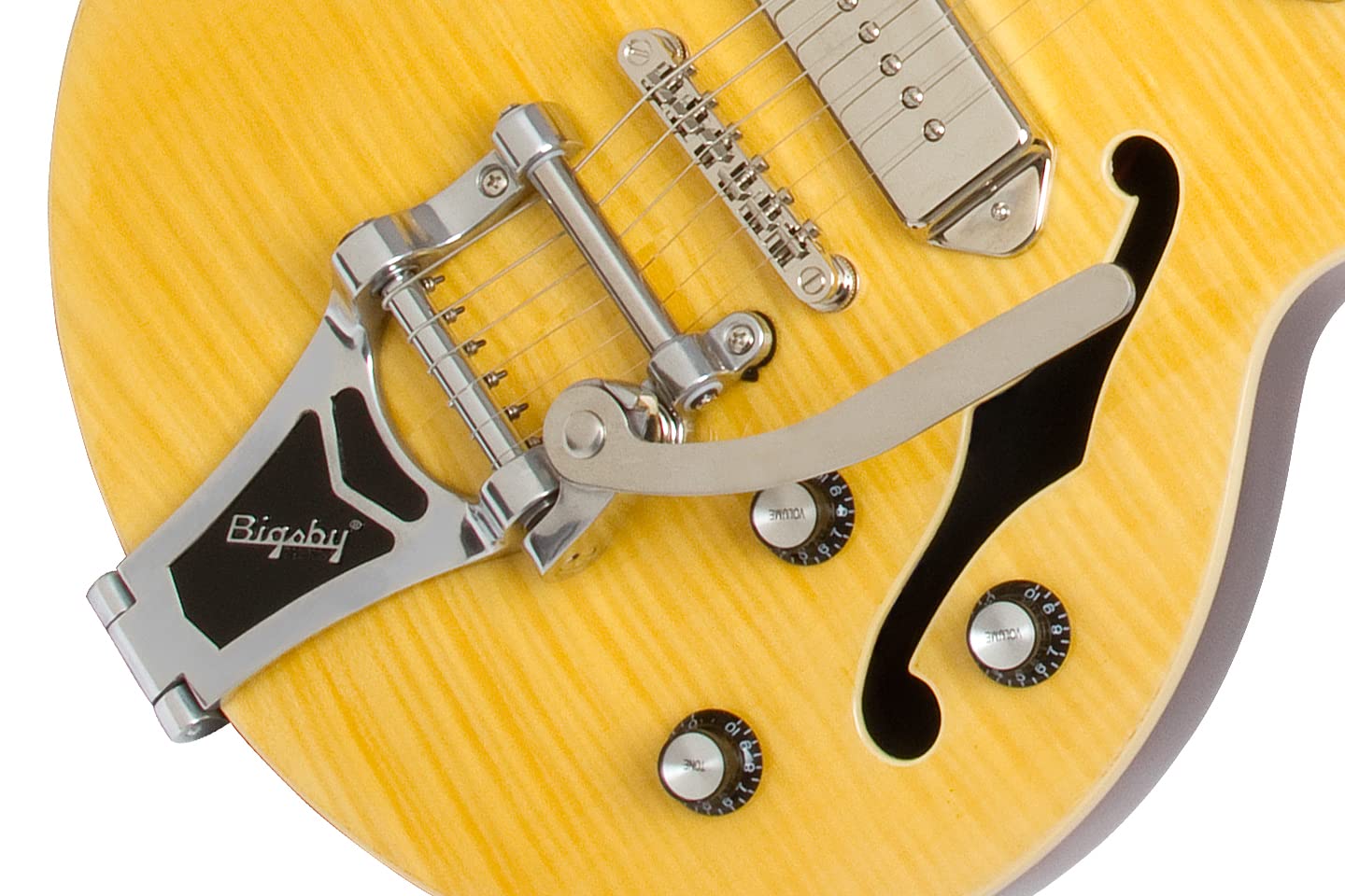 Epiphone Wildkat Electric Guitar with Bigsby Tremolo, Antique Natural