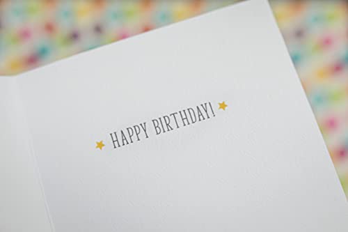 Tiny Expressions 1st Birthday Card for Boy or Girl with Envelope 5"x7" (First Birthday Card)
