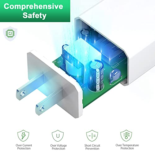 UYODM Power Cable Compatible with Google Nest Cam Outdoor or Indoor, Battery - 25 ft/7.5m Weatherproof Charging Cable Power Your Nest Cam (Battery) Continuously - White