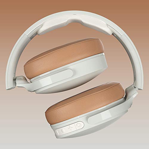 Skullcandy Hesh ANC Over-Ear Noise Cancelling Wireless Headphones, 22 Hr Battery, Microphone, Works with iPhone Android and Bluetooth Devices - Mod White