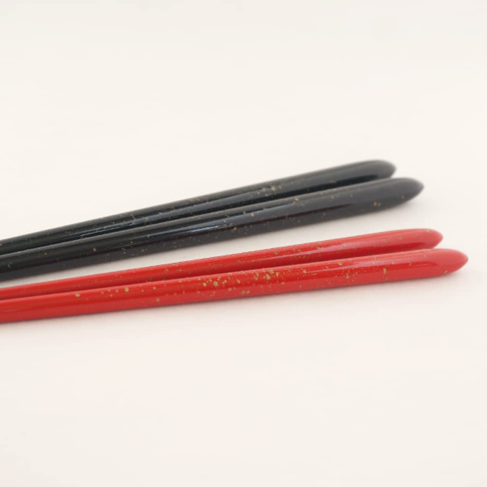 Hyozaemon Chopsticks Gift Set Oh! happy couple(Chopsticksx2,Paulownia box)