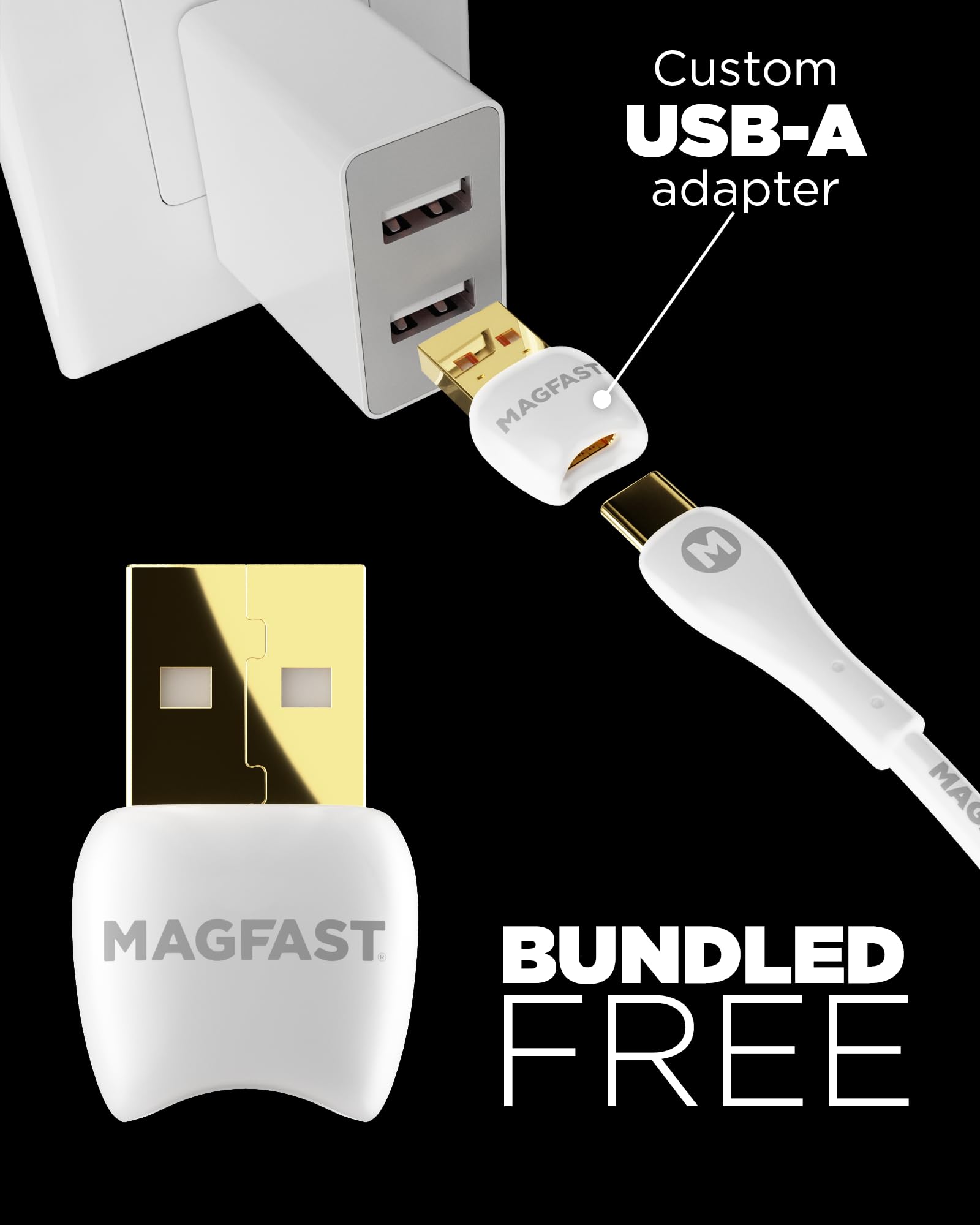 MAGFAST Lux USB-C to USB-C/Android Charging Cable (2m/6ft), PD Power Delivery, Numbered Limited Edition, Counterfeit-Proof & Tangle-Resistant, Certified to 25K Bends for Phones, Tablets, & Laptops