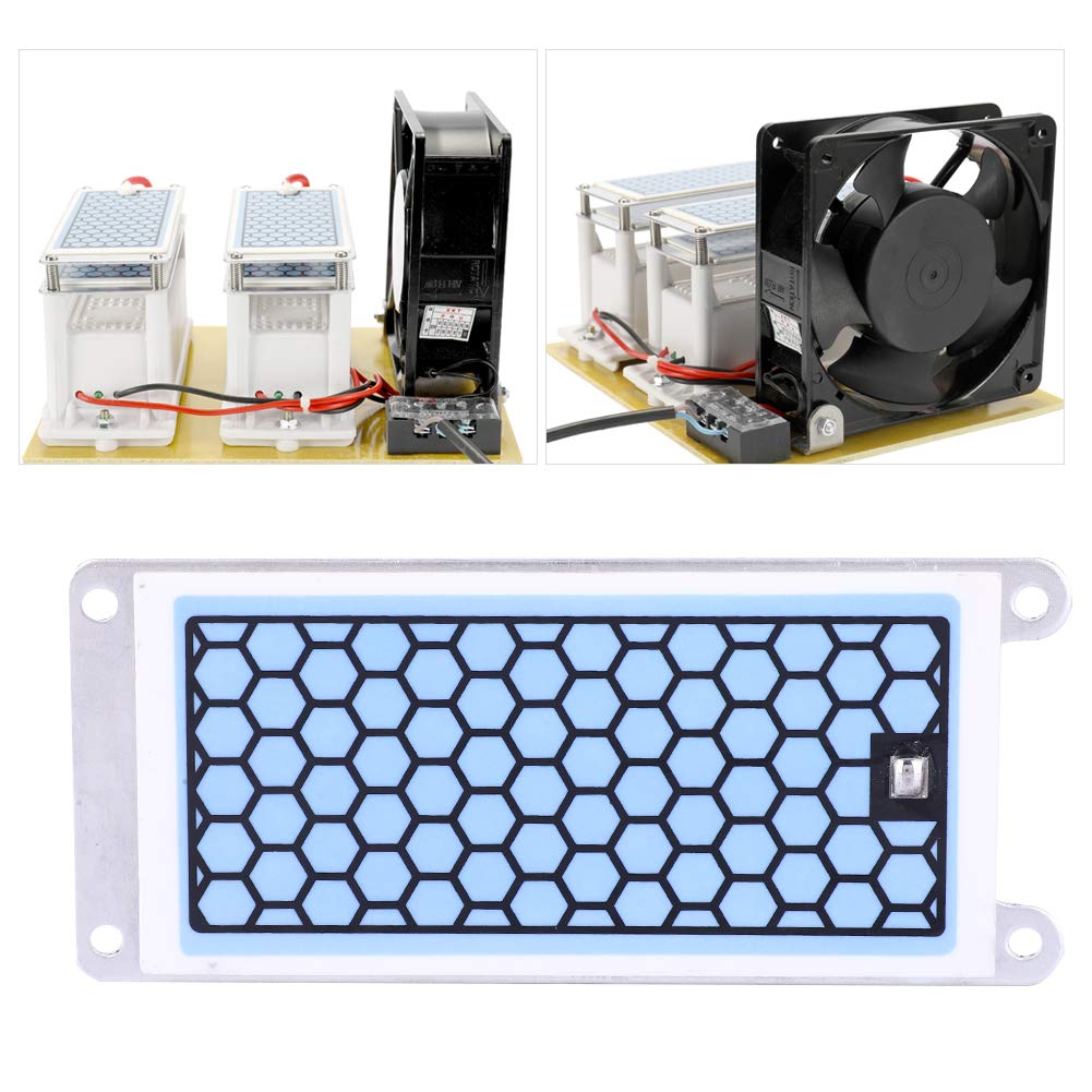 Jopwkuin Ozonizer Ceramic Plate, Plate Remove Odor Air Purifier Accessories Wide for Factories for Hospitals