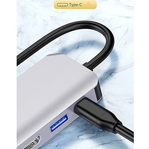 N/A USB Hub,Type-C Docking Station Type C to HDMI-Compatible 4K to VGA USB Splitter Hub