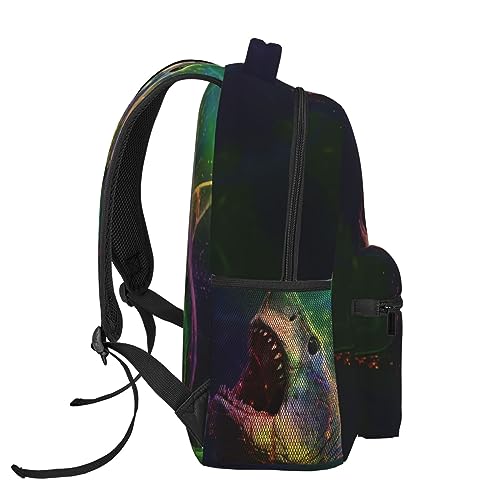 THIRTIMK Horror Large Capacity Backpack For Travel Lightweight Daypack