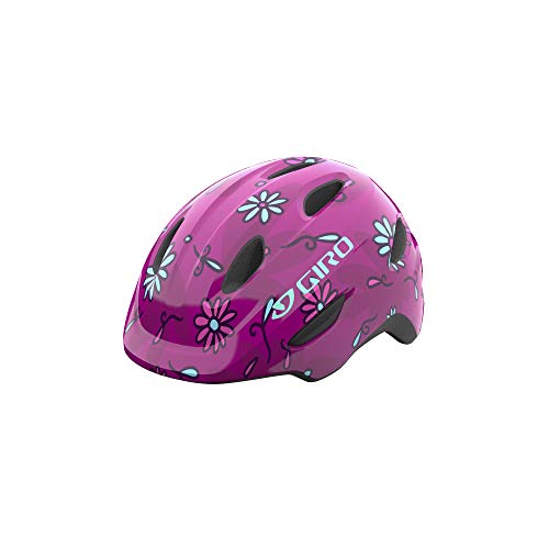 Giro Scamp MIPS Youth Recreational Cycling Helmet - Pink Street Sugar Daisies (2022), Small (49-53 cm)