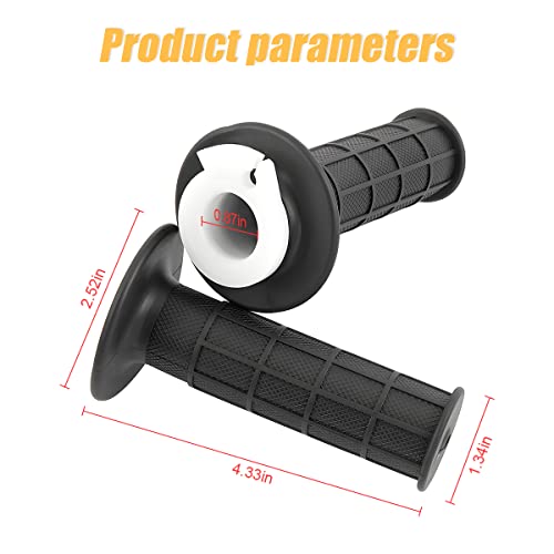 Throttle Handle Grip Cable, 47Inches Fuel Seat Handle Throttle Cable Throttle Housing Clamp for 50-250CC Motocross ATV Accessories