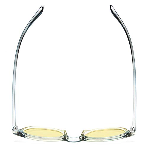 Eyekepper Blue Light Blocking Computer Glasses Digital Eye Strain Prevention-Yellow Tinted Lens Reading Glasses (Blue-Yellow Frame, 1.00)