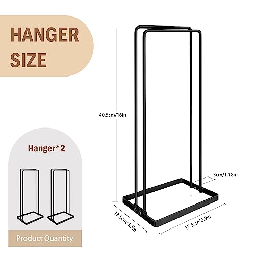 TXINBT 2 Pack Hanger Organizer,Clothes Hanger Stacker for Closet Laundry Room,Can accommodate 110 Wire Hangers,Hanger Storage That fits Hangers