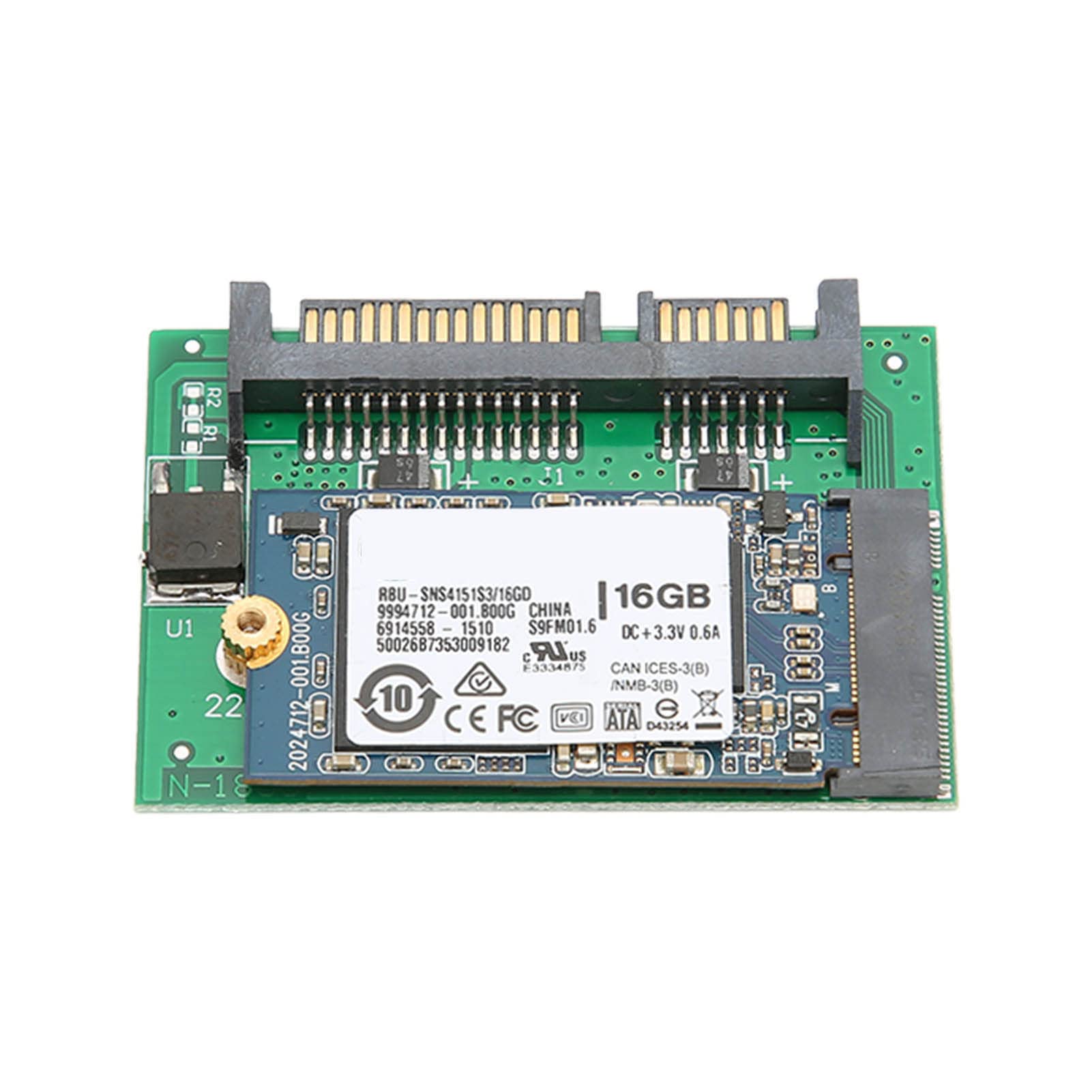 LBEC Adapter M.2 SSD, PCB Stable Reliable M.2 Hard Drive Plug and Play for Home for Office 16GB