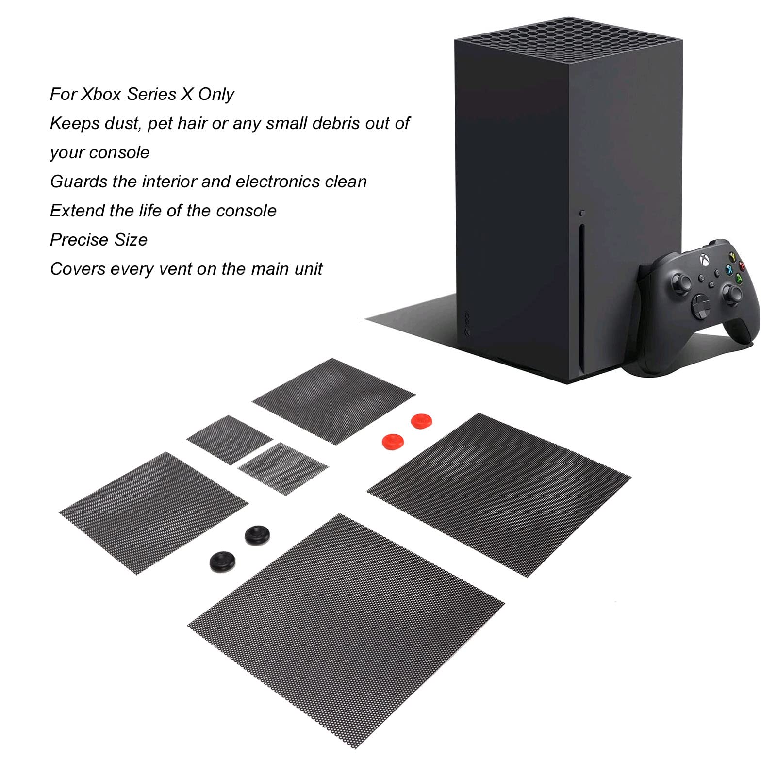 Mesh Dust Filter Game Dust Filter Protection Precise Cut for Game Console