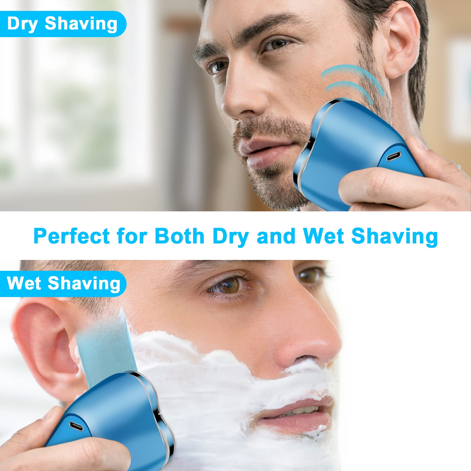 Largner Electric Razor for Men - Beard Trimmer for Men,Mens Razors for Shaving,Head Shavers for Bald Men,Electric Shavers for Men,Beard Trimmer,Shavers for Men