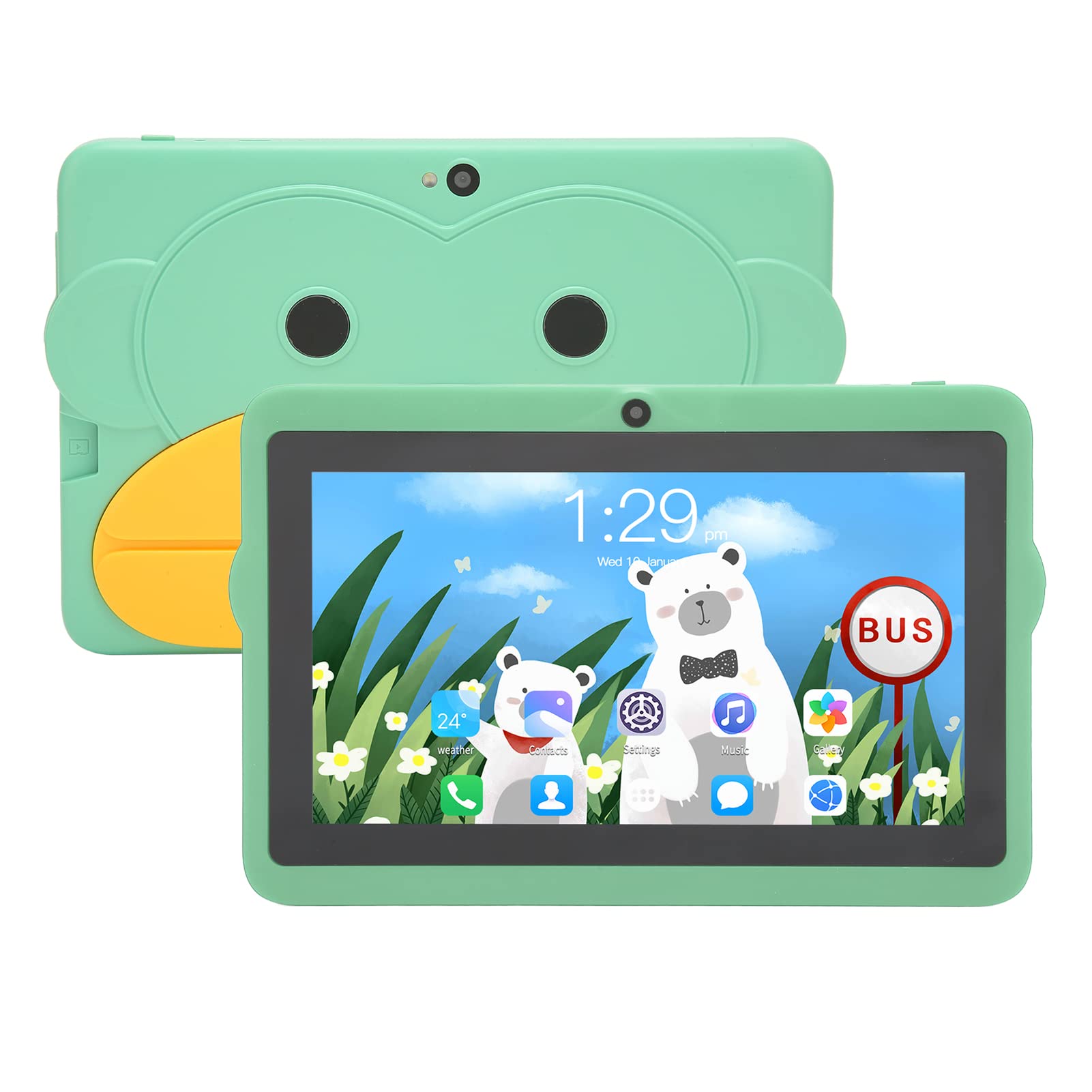 LBEC Kids Tablet, Single Speaker Dual Camera 100240V Toddler Tablet for Baby (U.S. regulations)