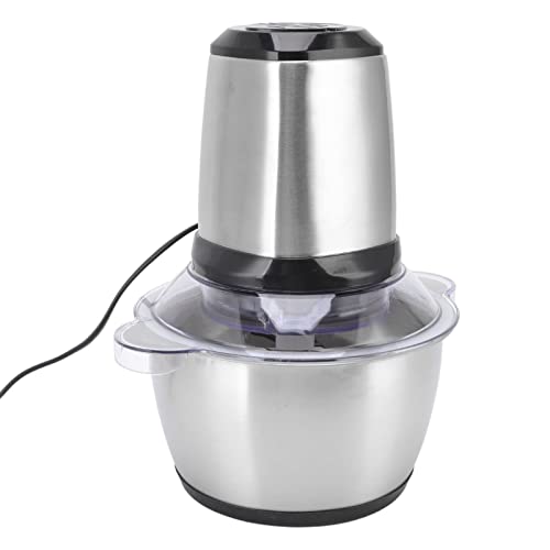 Meat Mincer, Braking Function Two Level Meat Grinder 2L for Kitchen for Home (US Plug 100-120V)
