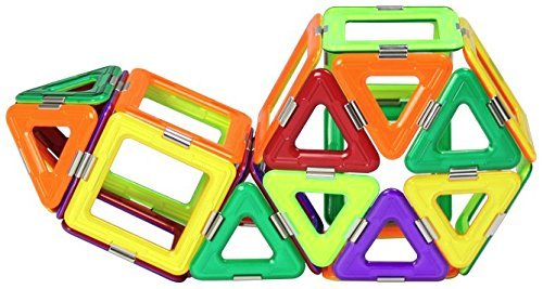 Magnetic Building Blocks Educational Toys Tiles Set for Boys & Girls Magnet Stacking Block Sets for Kid's Basic Skills Learning & Development Toys-Excellent Children's Gifts(YZ-062)