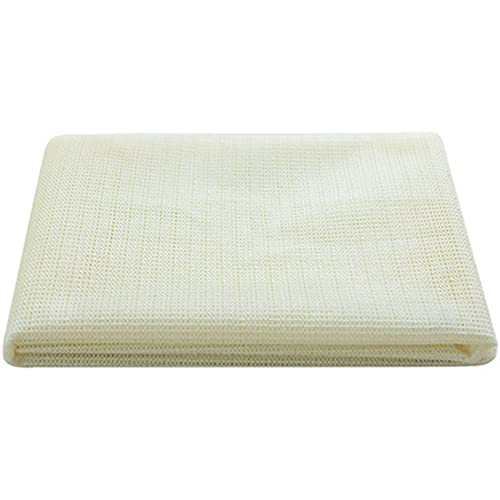 Xrrxy Anti Slip PVC Tablecloth Underlay Adjustable in Size Foam Mat Tea Table Cloth Anti-Skid Rug Pad Gripper Table Mat,White (200 140cm/79 55inch)
