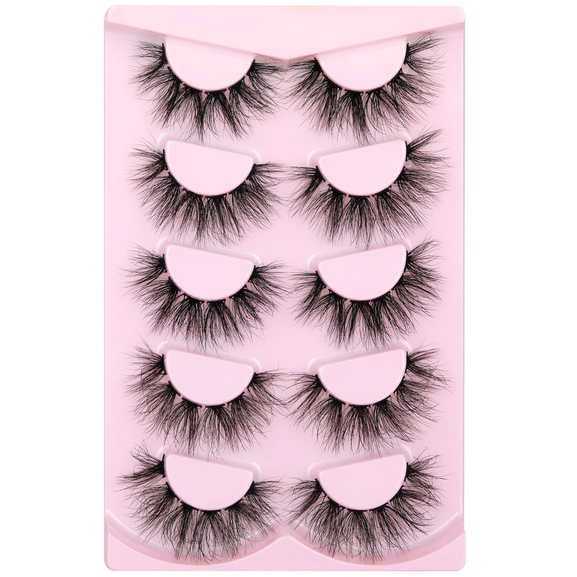 Lash Clusters Eyelash Wispy Lashes Mink Cluster Individual Eyelashes Extension Fluffy Natural Look False Eyelashes 6D DIY Eye Lashes by EYDEVRO (60 Clusters,14-18mm)