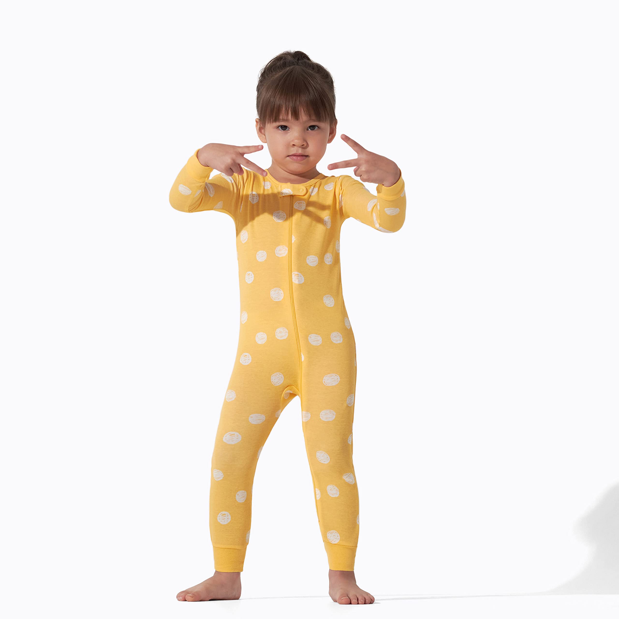 Onesies Brand Baby Girl's 3-Pack Snug Fit One-Piece Cotton Pajamas, Fox, 12 Months