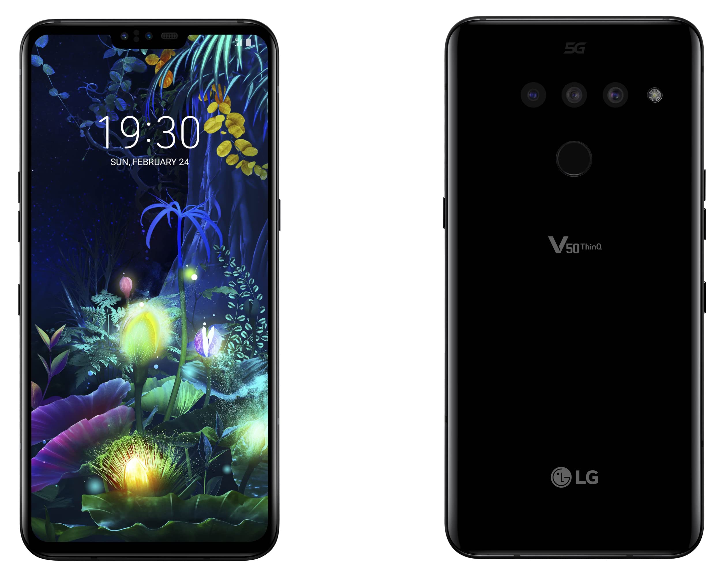 LG V50 ThinQ 5G 128GB LM-V450 5G Smartphone (Black, Verizon Locked)