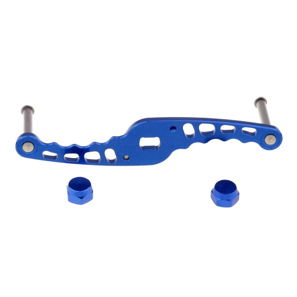 Leefasy 1 Piece New Replacement Fishing Reel Handle Metal Rocker Arm DIY Tackle, Blue